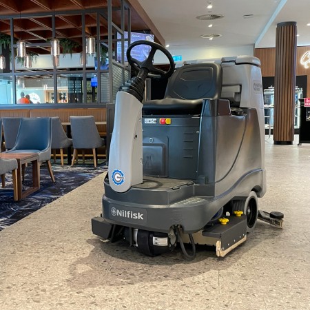 Nilfisk BR855 Ride On Scrubber Dryer For Sale